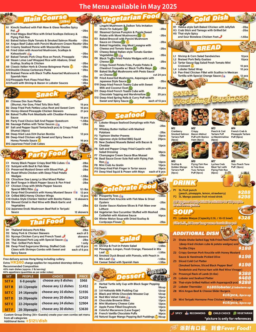 Fever Food 到會熱點